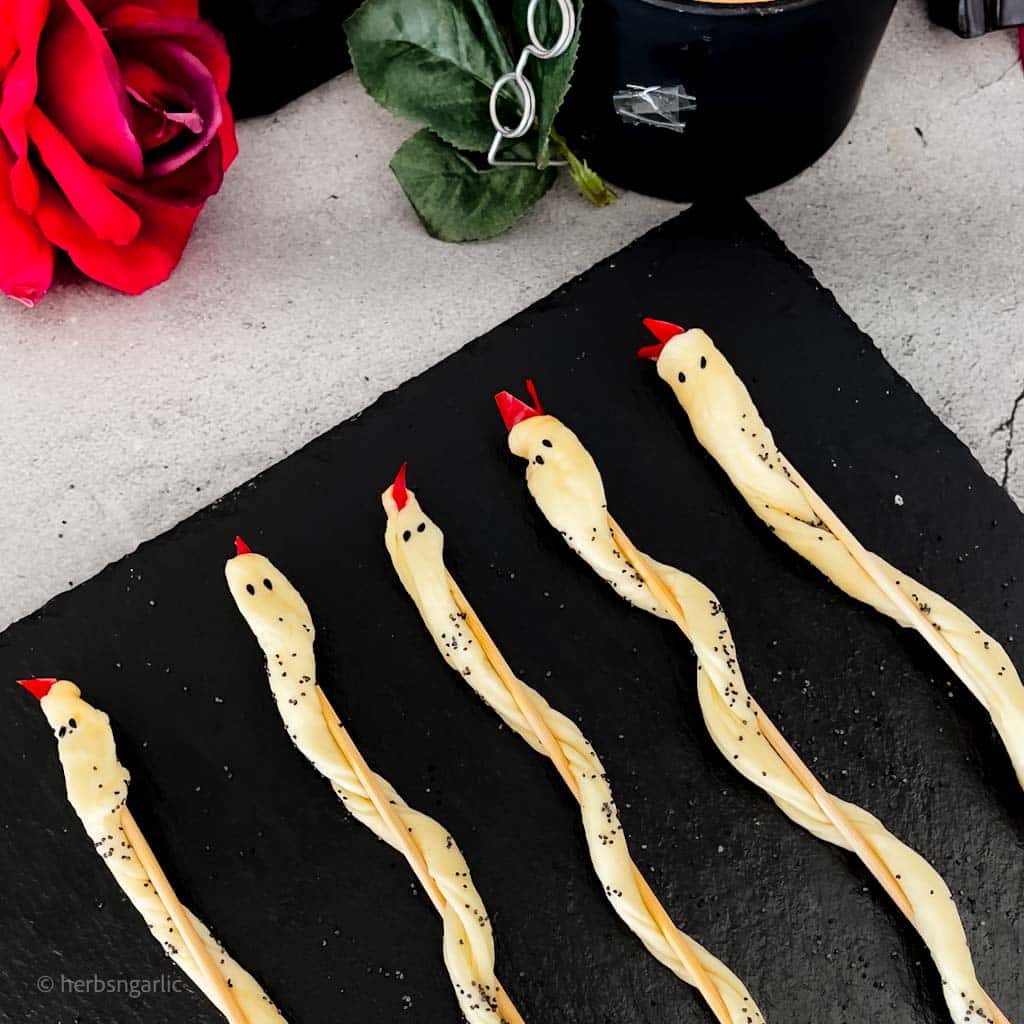 Create the Ultimate Spooky Celebration with Puff Pastry Snakes